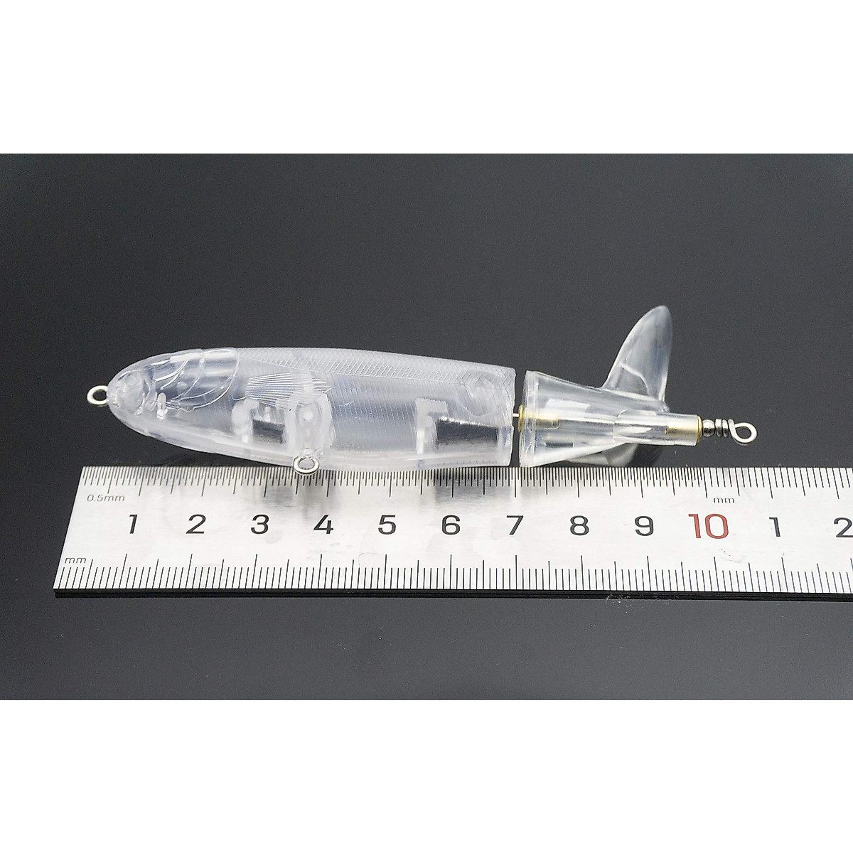 Free Eye 5pcs Unpainted Plopper Bait Fishing Hard Clear Lure Body 110mm 13.97g Blank 8339L#