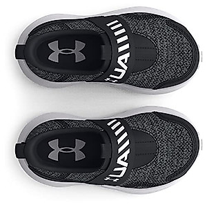 Under Armour Baby Boys Infant Surge 3 Slip On Running Shoe, (001) Black/Black/White, 8