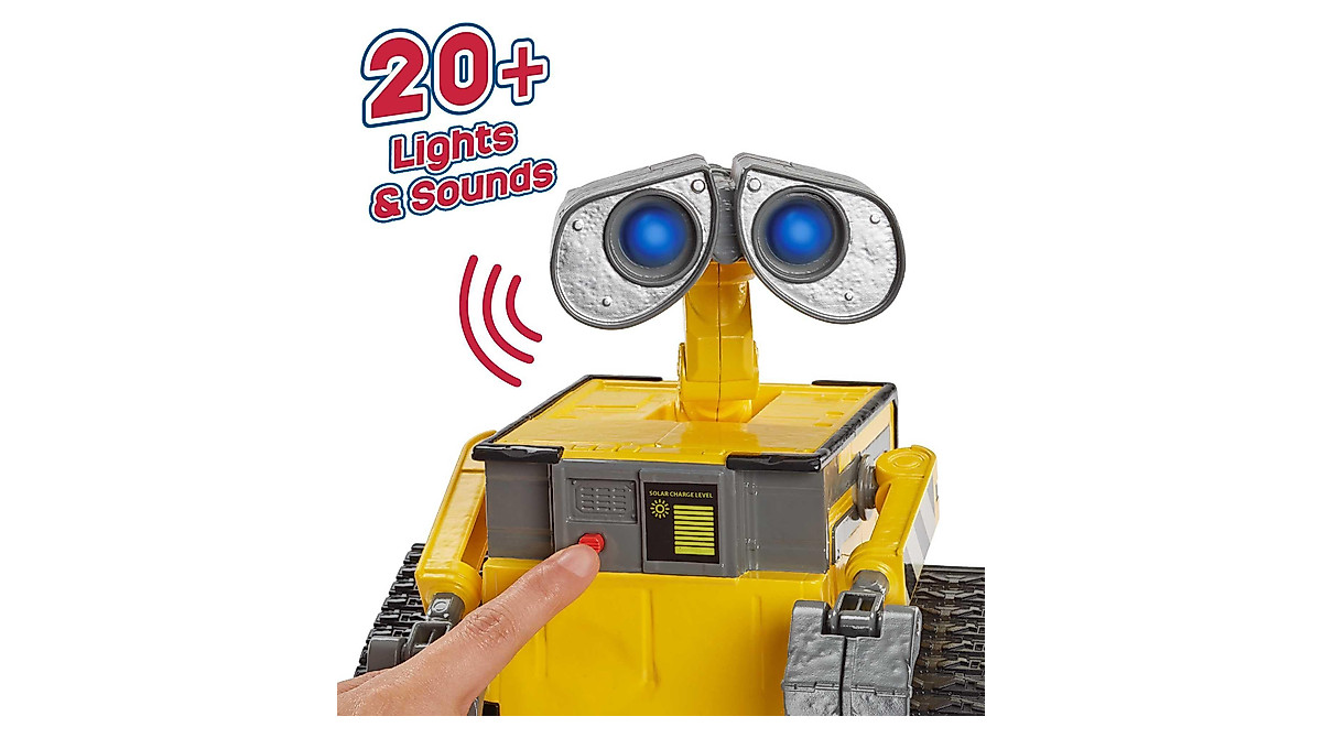 Disney and Pixar WALL-E Robot Toy, Remote Control Hello WALL-E Robot ...