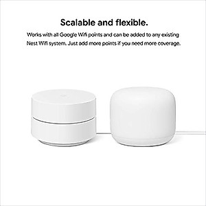 Google WiFi - Mesh WiFi System - WiFi Router Replacement - 3 Pack (Renewed)