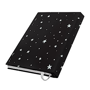 Ystardream Gothic Moon Book Sleeve for Book Lovers Book Covers for Adult 9x11 Inch Book Sox for Most Hardcover Books Washable, Reusable Protective Covers for Textbooks