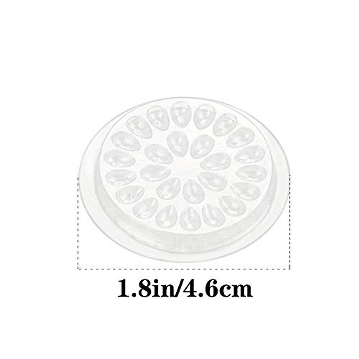 Kukiwhy 100 Pcs Eyelash Glue Holder False Eyelashes Glue Holder Eyelash Extension Glue Holder Pallet Pads