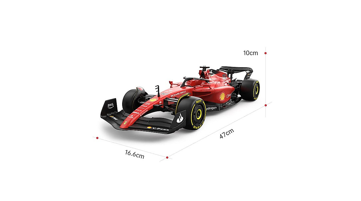 RASTAR Ferrari F1-75 RC Car 1:12 Scale - Officially Licensed Model
