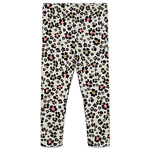 Disney Minnie Mouse Toddler Girls T-Shirt and Leggings Outfit Set Dark Pink 3T