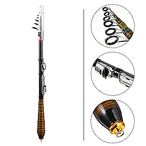1pc Telescopic Fishing Rod Fishing Tool Sturdy Fishing Rod Portable Fishing Rod Fishing Accessory Fishing Lure Rod Lightweight Fishing Rod Flexible Fishing Pole Outdoor Fishing Rod