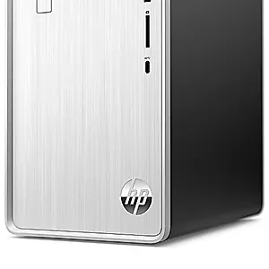 HP Pavilion Desktop, AMD Ryzen 7 4700G Processor, 16 GB of RAM, 512 GB SSD Storage, Windows 10 Home, Dual Display Support, Wireless Computer PC, for Gaming, Study, and Business (TP01-1160, 2020)