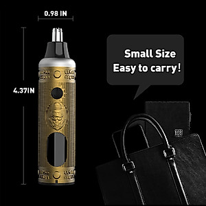 Lanumi Unisex Nose Hair Trimmer, Rechargeable, LCD Display, Precision Trim, For Men and Women