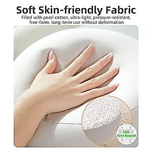 PEPPER JOBS Cell Phone/Tablet Pillow Stand for Bed 360° Angle Adjustable Clip Clamp Cell Phone Holder Dual-arms Height Adjustment Cell Phone Pillow Stand for iPhone 13,12,4.5-13''Phone/Kindle/Tablet