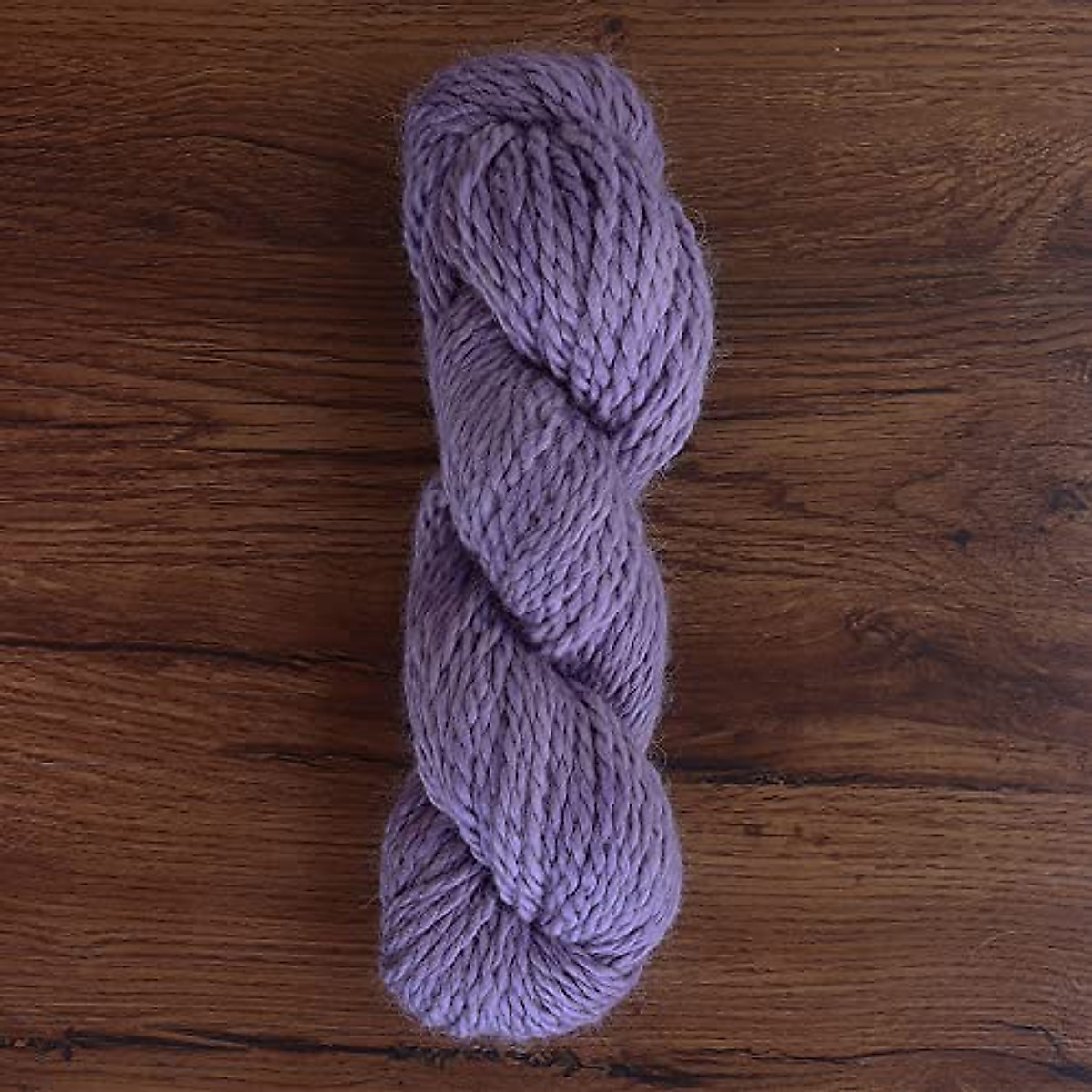 100% Baby Alpaca Yarn Wool 100g Hank Bulky Weight Hand Dyed Made in Peru - Heavenly Soft and Perfect for Knitting and Crocheting (Lavender, Bulky Hand Dyed - 100g Hank)