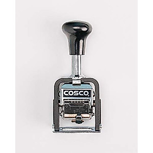 Cosco Automatic Numbering Machine, 6-Digits, 8 Modes, Black Ink (026138)