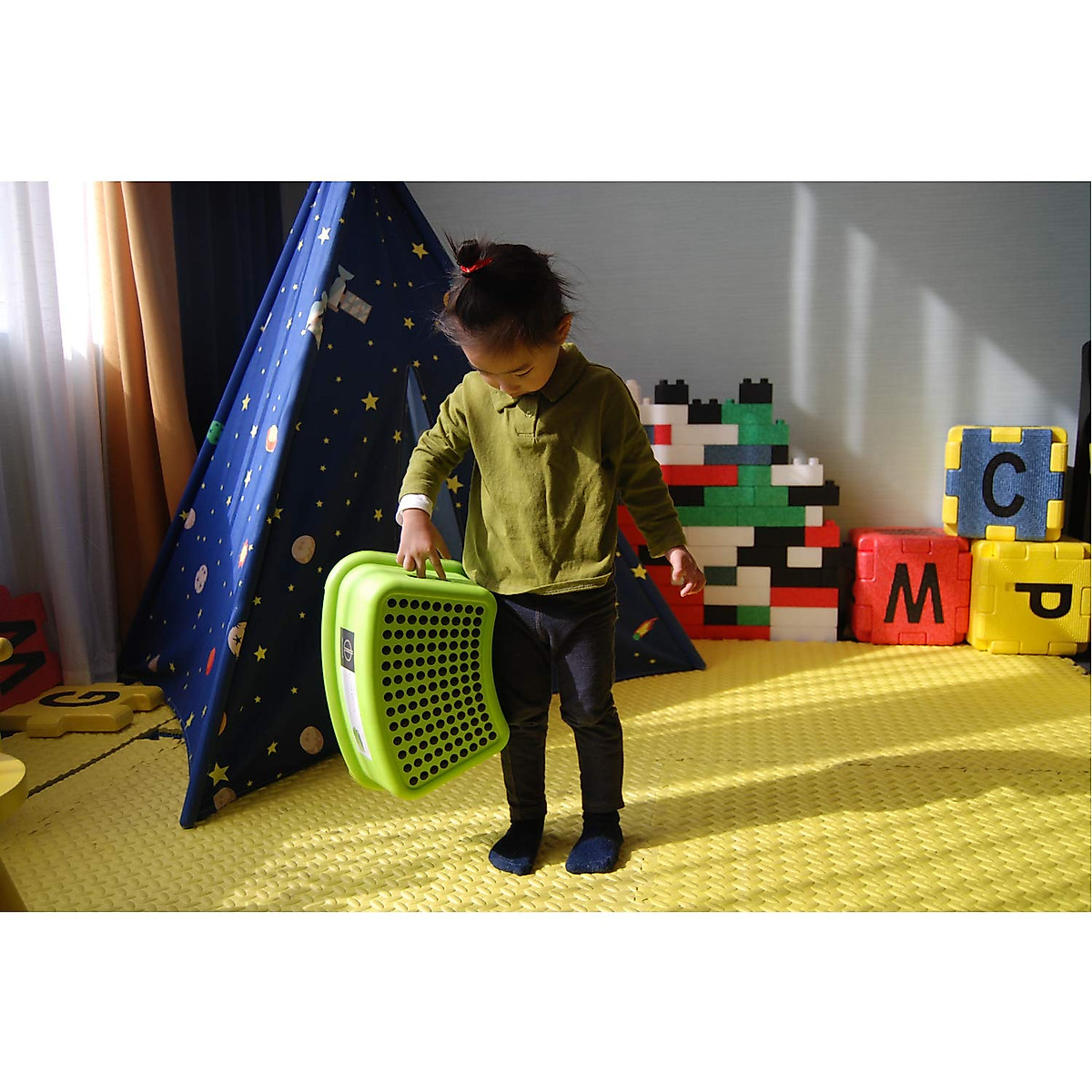 2 Pack Kids Step Stool - Great for Potty Training Step Stool for Kitchen,Bathroom,Toliet,Living Room Both Boys and Girls