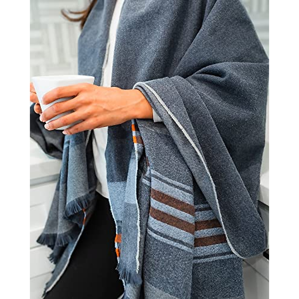 NxTSTOP Packable Airplane Travel Blanket - Soft, Machine Washable Travleisure - Compact Lightweight Cotton Throw Blanket with Attached Pouch