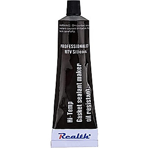Silicone Gasket Maker 1 Pack High Temperature RTV 3.53 Oz Ultra Black Oil Resistance Sealant High Strength Flange Sealing for Automotive Motorbike Machine Equipment Repairing(SG119)