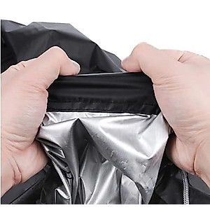 Becony Curved Firewood Rack Cover - Half Round Log Wood Pile Storage Protector for Indoor Outdoor, 210D Heavy Duty, 59 Inch (Black)