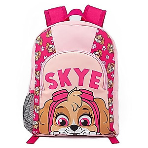 Paw Patrol Girls Pink Backpack | Skye High-Flying Adventures | Adjustable Straps | Ample Storage Space