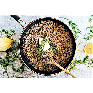 Organic Grains Organic Hulled Buckwheat Groats - 3 Lbs. (48 Oz.) - The Top Organic Buckwheat Ingredient For Your Buckwheat Food Needs! - Non GMO, Kosher, & Vegan