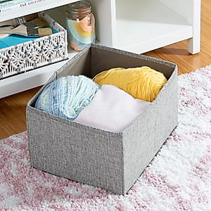 Martha Stewart Kids' Jr. Reading Nook with Bins - Creamy White: Kids Wood Bookshelf and Storage Bench with Open Shelves and Canvas Storage Bins for Toys, Games, and Books | Toddler Room Furniture