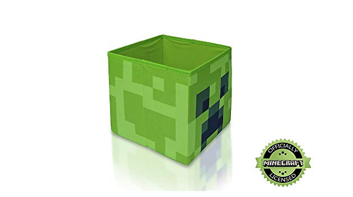 Minecraft Creeper Storage Cube Organizer - Fun & Functional