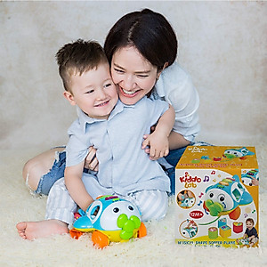 Musical Shape Sorter Plane, Pull-Along Toy - Talking and Singing Airplane Toy with Music for Toddlers and Kids, Ages 12 Months+