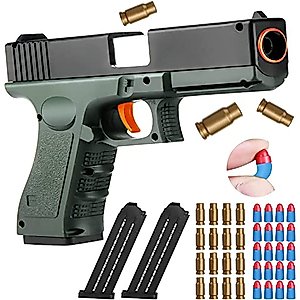 Shooting Game Toy for Kids, Soft Foam Bullet Blaster Toy, Pistol Toys Foam Blaster Soft Bullet for Educational Toys Pistol Model for 14+ Kids Gift