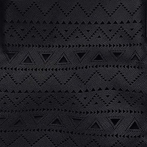 Pro Space Tote Bag Soft Faux Leather Tote Bag for Women, Fashion Shoulder Bags Handbags Purse for Women, Boho Pattern,Black