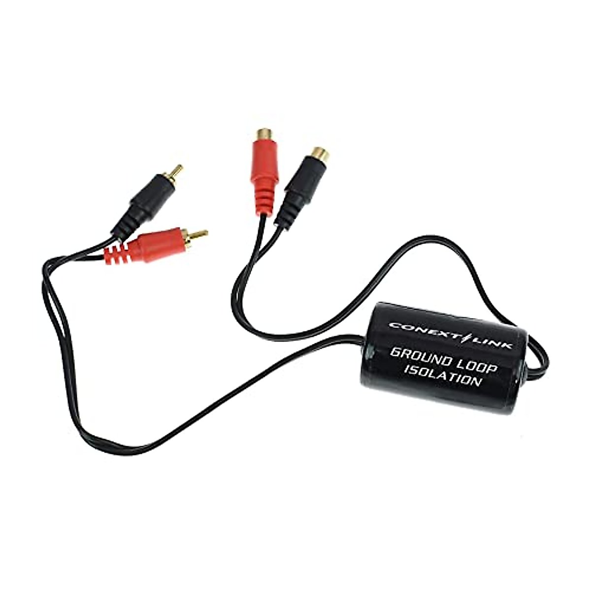 Conext Link AD104 RCA Stereo 2 Channel Ground Loop Isolator Signal Noise Filter Suppressor （13600）