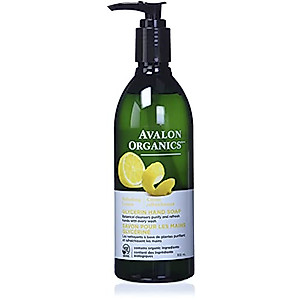 Avalon Organics Glycerin Hand Soap, Lemon, 12 Ounce (Pack of 3)