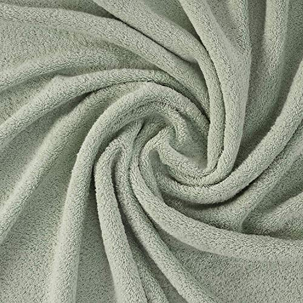 Qute Home 4-Piece Hand Towels Set, 100% Turkish Cotton Premium Quality Towels for Bathroom, Quick Dry Soft and Absorbent Turkish Towel, Set Includes 4 Hand Towels (Green)