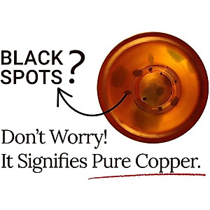 Staglife 20 Oz Black Matte Moscow Mule Pure Copper Tumbler Cups for Drinking Water, Genuine Copper Mugs for Moscow Mules, Hammered Real Solid Pure Copper Mug Cup, Gifts Set of 2, Large