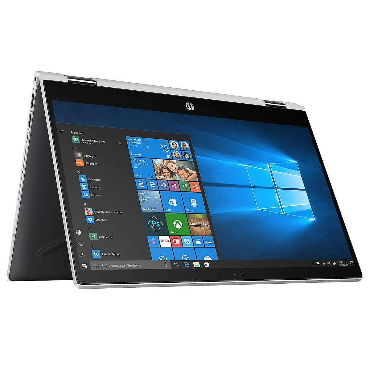 HP Pavilion x360 Touchscreen 2 in 1 Lpatop, 14" IPS Full HD PC, 10th Gen Core i5 Quad-Core up to 4.20 GHz, 8GB RAM, 256GB SSD, USB-C, Backlit KB, FP Reader, Wi-Fi 6, Webcam, HDMI, Win 10 (Renewed)