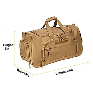 Tactical Military Duffle Bag Gym Bag Travel Sports Bag Outdoor Small Duffel Bag for Men