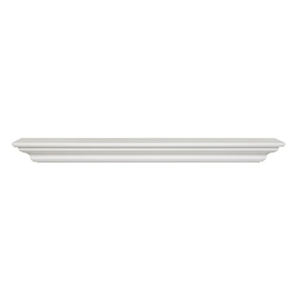 Pearl Mantels 618-72 Crestwood Mantel Shelf, 72-Inch, White