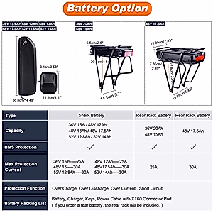 BAFANG BBS02 48V 750W Mid Drive Kit, 8Fun Bicycle Motor Kit with 500C LCD Display & 44T Chainring, Electric Brushless Bike Motor Motor para Bicicleta for 68-73mm BB (NO Battery)