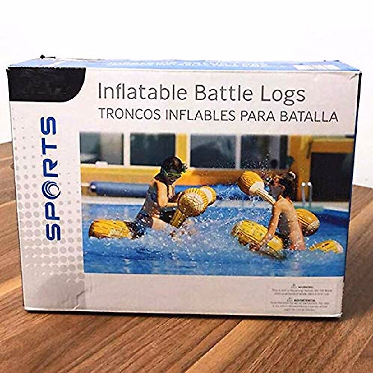 RITONS 4 Pcs Set Inflatable Floating Row Toys, Adult Children Pool Party Water Sports Games Log Rafts to Float Toys