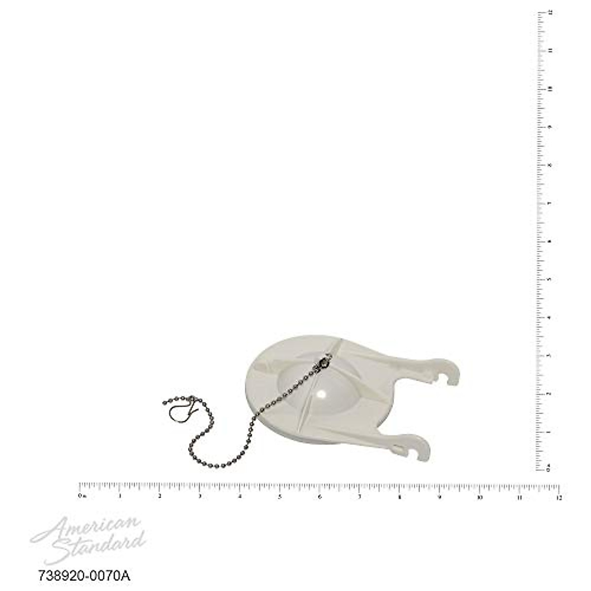 American Standard 738920-0070A 3-Inch Flapper Assembly, White