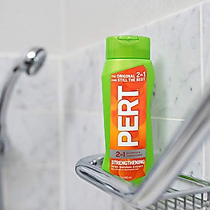 Pert Strengthening 2 in 1 Shampoo and Conditioner, 13.5 Ounce (Pack of 6)