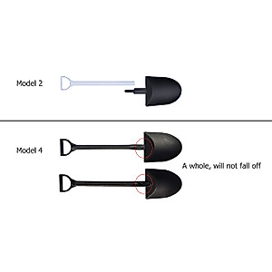 OaaXbbECco Novelty Mini Shovel Shape Spoons Cute Disposable Plastic Dessert Spoons