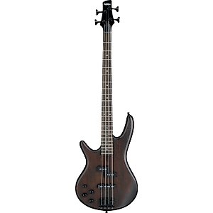Ibanez GSR 4 String Bass Guitar, Left, Walnut Flat (GSR200BLWNF)