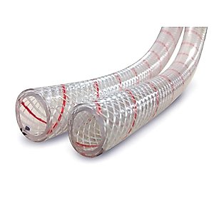 Sierra 116-162-0126 Shields Clear Reinforced PVC Tubing - 1/2" X 50'