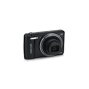 Minolta 20 Mega Pixels Wifi Digital Camera with 12x Optical Zoom & HD Video with 2.7-Inch LCD, Black (MN12Z-BK)