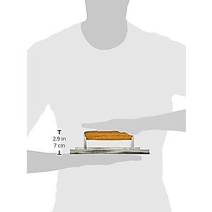 Winco Cast Aluminium Steak Weight, 5.25-Inch by 9-Inch