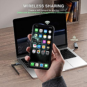 USB WiFi Adapter, XDO 1200Mbps Wireless Network Adapter USB 3.0 Dual Band 2.4GHz/5GHz 5dBi High Gain Antenna 802.11ac for PC Desktop Laptop Support Windows 11/10/8/7/Vista/XP Mac OS 10.9-10.15