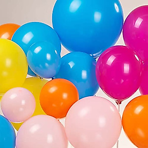 Hot Pink blue yellow orange balloons 160pcs For Moana theme Balloon Garland arch kit Summer Tropical for Baby Moana Birthday Decorations Luau hawaiian Aloha beach party