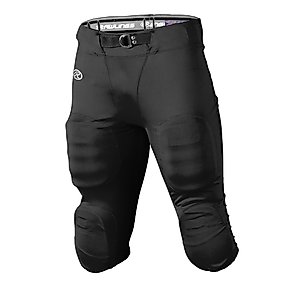 Rawlings Standard FP147 High Performance Football Pants | Practice/Game Use | Adult Sizes | Multiple Colors, Black, Medium