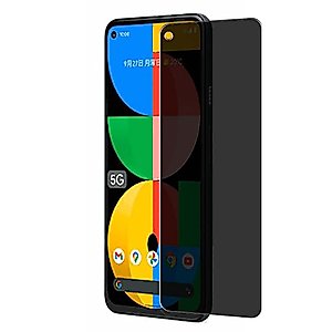 Puccy Privacy Screen Protector Film, compatible with Google Pixel 5a (5G) Anti Spy TPU Guard （ Not Tempered Glass Protectors ）