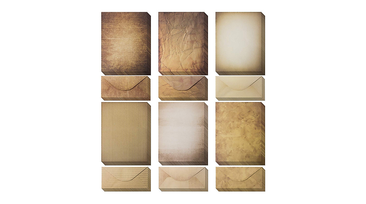 Vintage Paper & Envelopes Set - Classic Antique Style for Crafts ...