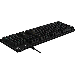 Logitech G512 SE Lightsync RGB Mechanical Gaming Keyboard with USB Passthrough - Black
