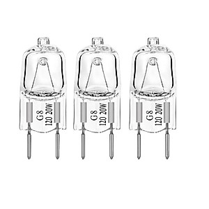 LSE Lighting Xenon 20-Watt, 120-Volt G8 Base, 3 Pack