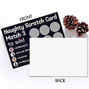 Valentines Day Gifts for Him Her, Valentines Day Cards Gifts for Boyfriend, Anniversary Wedding Birthday I Love You Gifts for Him Husband, Date Night Ideas, Funny Scratch Card, Valentines Cards
