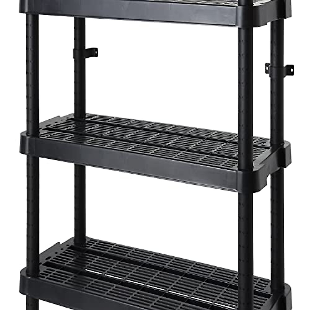 Gracious Living Medium Duty Adjustable Ventilated Storage Shelving Unit, 5 Shelf